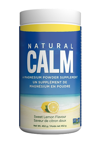 Natural Calm Magnesium Citrate Powder - Sweet Lemon Flavour - 16 oz ...
