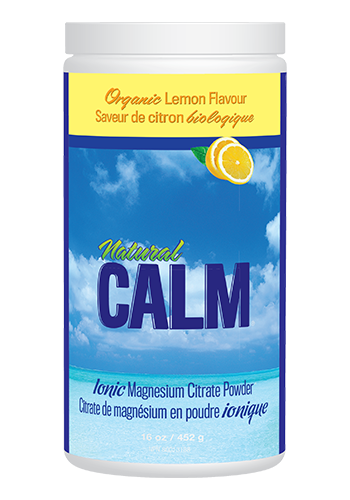 Natural Calm Magnesium Citrate Powder - Sweet Lemon Flavour - 16 oz ...